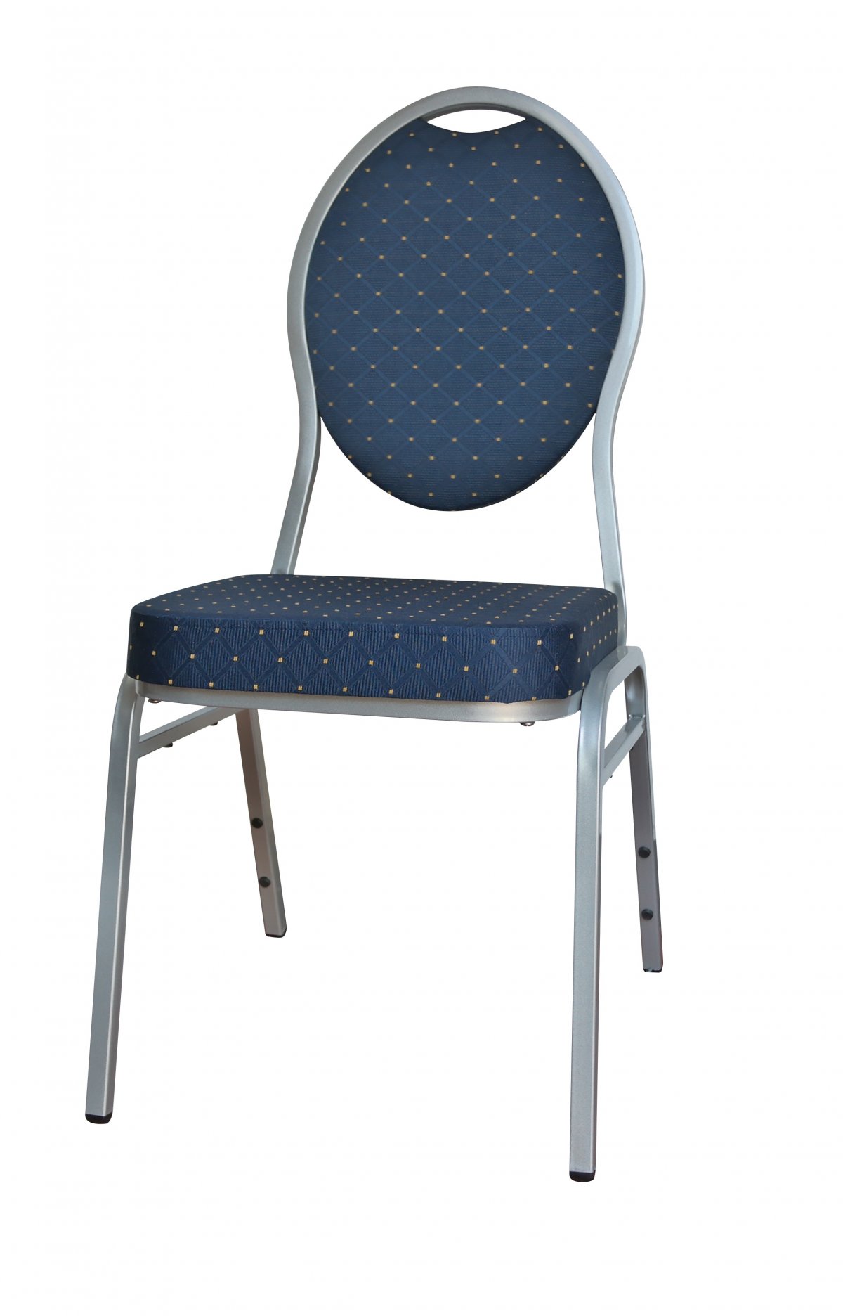 Chaise Banquet Confort - Bleue et Argent